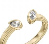 Noam Carver 14K Yellow Gold Rae Diamond Torque Ring – Touch of Gold ...