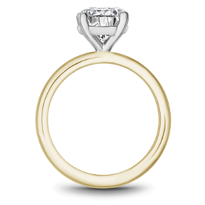 Noam Carver 14kt Yellow and White Gold 1.20ct Round Solitaire – Touch of Gold Fine Jewellery ...